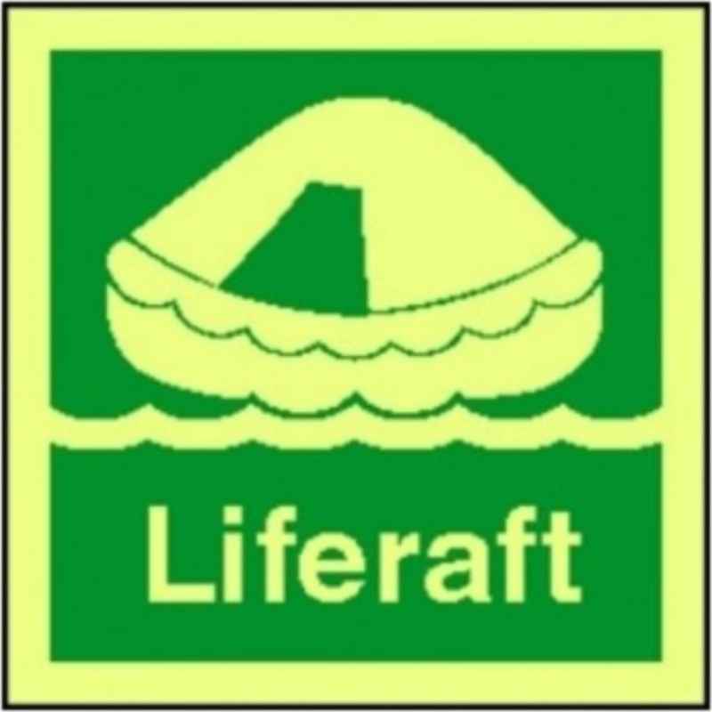 Ocean Safety IMO Liferaft Sign - 50 x 50 mm – YouBoat Marine